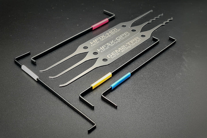 Lock picking sets for beginners and advanced users – mok-workshop