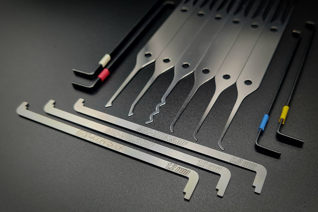 Lock picking sets for beginners and advanced users – mok-workshop