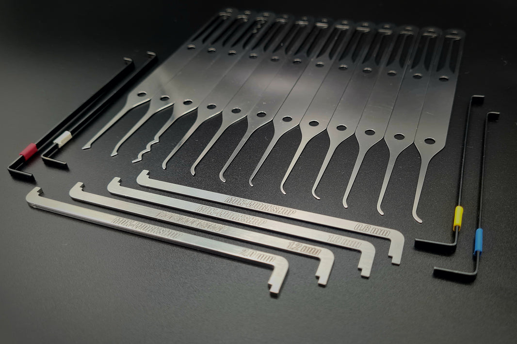 Lock picking sets for beginners and advanced users – mok-workshop