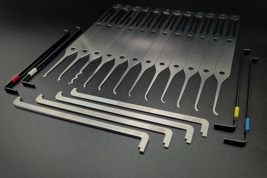 Lock picking sets for beginners and advanced users – mok-workshop